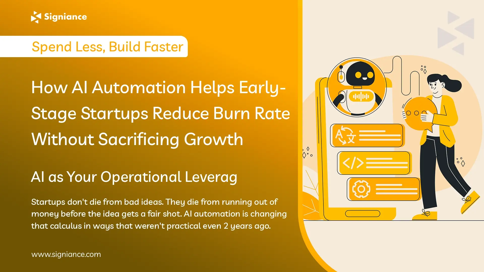 How AI Automation Helps Early Stage Startups Reduce Burn Rate Without ...